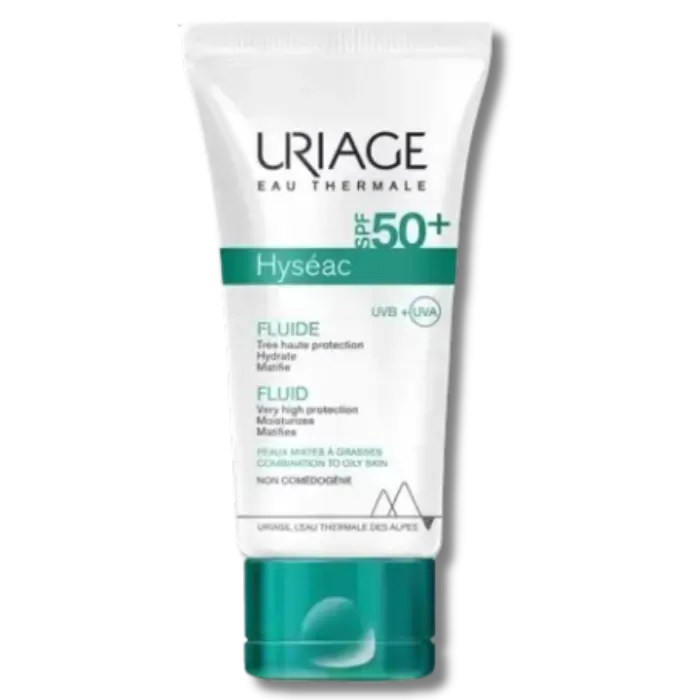 Uriage Hyséac SPF50+ | Ecran Peau Grasse Invisible 50ml