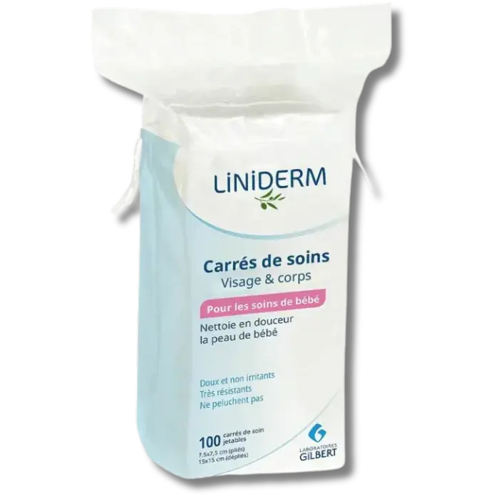 Gilbert Liniderm Carrés de Soins X100 - Casablanca