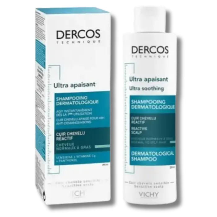 Vichy Dercos Shampoing Ultra Apaisant Cheveux Gras 200ml - Casablanca